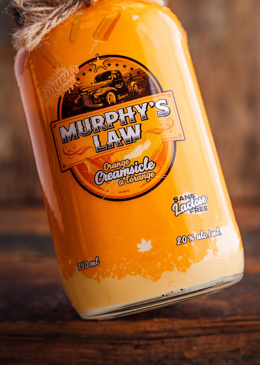 Murphy's Law Orange Creamsicle Cream Liquor | Murphy’s Law Distillery Ltd
