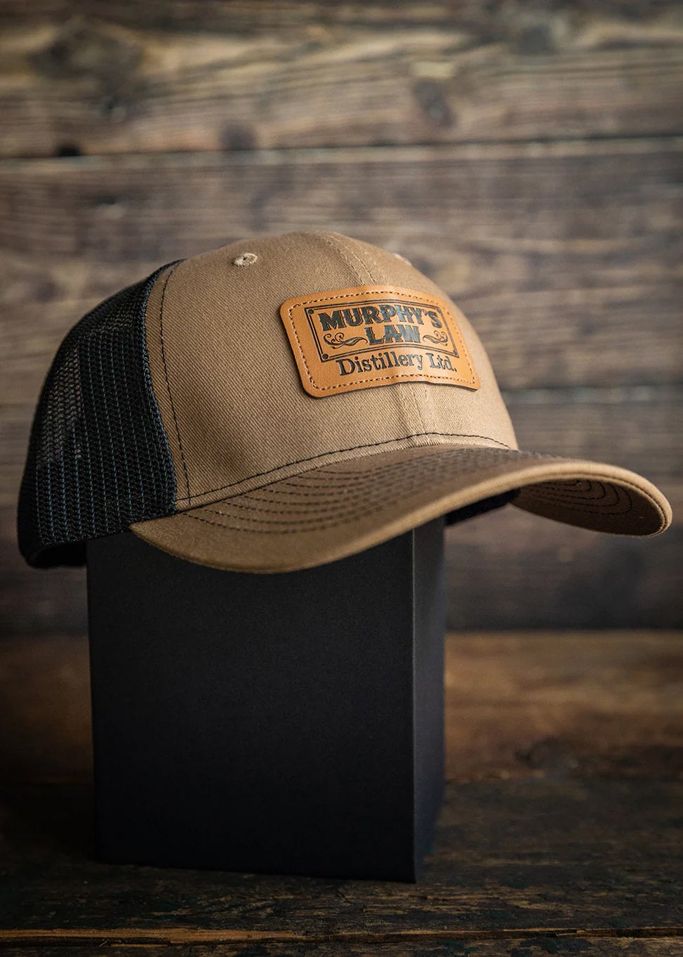 Murphy's Law Distillery Original Core Logo Mesh Back Hat (Light Brown ...