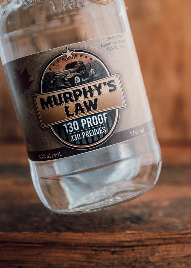 Murphy's Law 130 Proof Moonshine